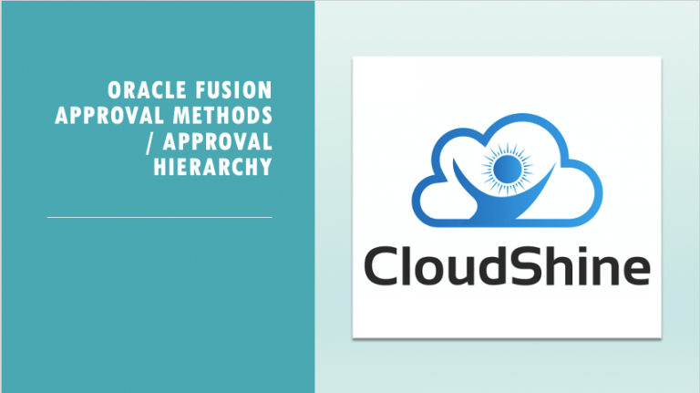 Understanding Fusion Purchasing Approvals Hierachy | Know about Oracle Fusion Approval Methods ...