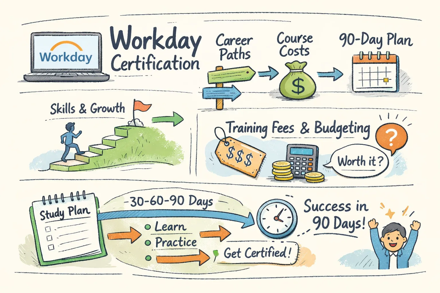 Workday Certification Course: Top Paths, Costs & 90‑Day Plan - CloudShine