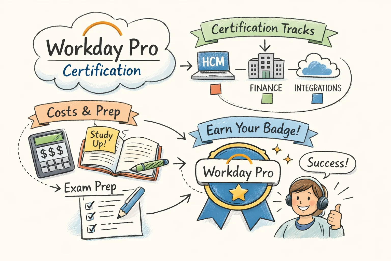 Workday Pro Certification: Tracks, Costs, Prep & Badges - CloudShine